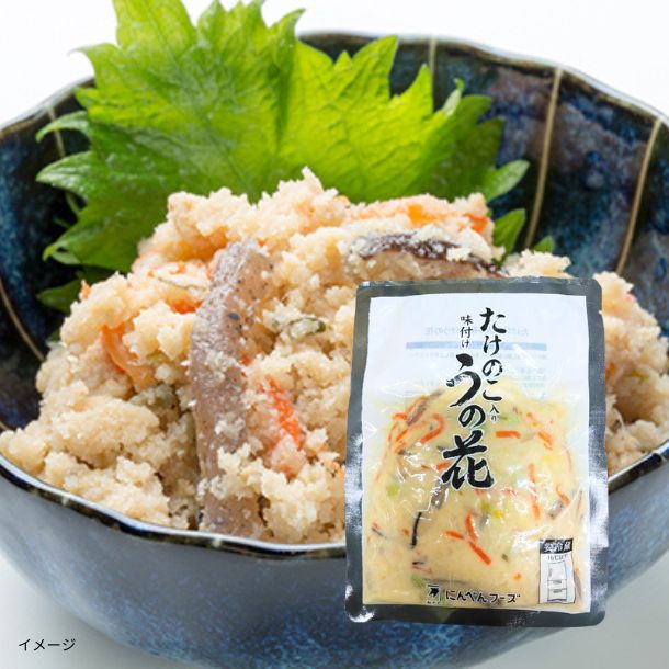 にんべんフーズ「たけのこ入り味付けうの花」130gのお得通販｜Kuradashi(クラダシ)でフードロス・食品ロス削減！