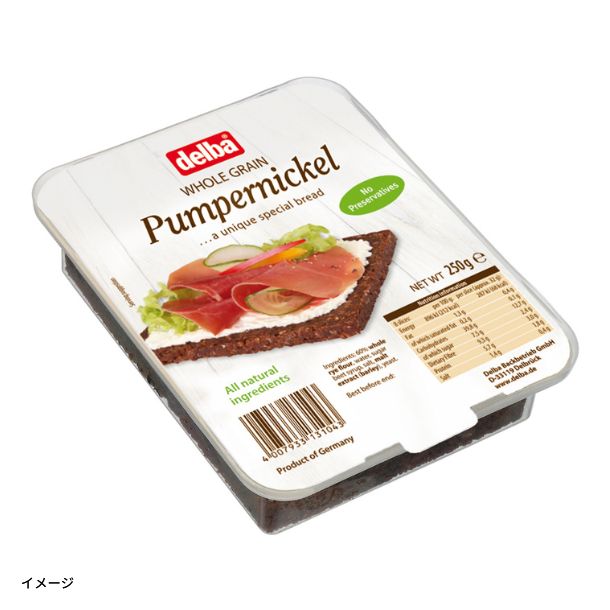 デルバ「プンパーニッケル」8枚入のお得通販｜Kuradashi(クラダシ)でフードロス・食品ロス削減！