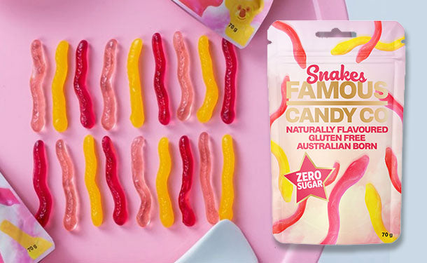 「フェイマスソーダグミ スネーク」70gのお得通販｜Kuradashi(クラダシ)でフードロス・食品ロス削減！