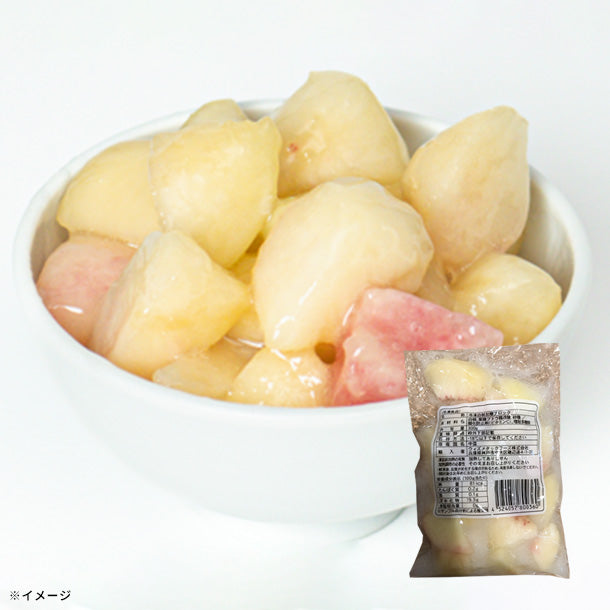 「冷凍白桃 ブロック」300gのお得通販｜Kuradashi(クラダシ)でフードロス・食品ロス削減！