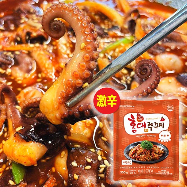 O'Food「ホンデチュクミ（イイダコ炒め）激辛」 300gのお得通販｜Kuradashi(クラダシ)でフードロス・食品ロス削減！