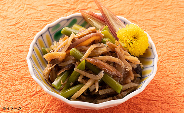 「にんにくの芽としいたけの炒め煮」50gのお得通販｜Kuradashi(クラダシ)でフードロス・食品ロス削減！